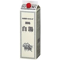 創味食品独自の製法で造りあげたこだわりのラーメンスープです豚骨・鶏骨スープがたっぷり入った本格九州風ラーメンスープの素です。【規格】1ボール1.8L【使用方法（1人前）】10倍希釈：本品30mlを270mlのお湯またはガラスープで薄めてくだ...