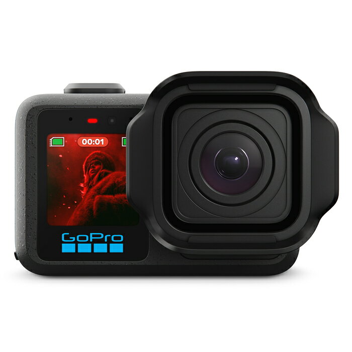 種別：ウェアラブルカメラ NOTEコンパクトなシネマティックカメラシステム14mmのGoPro標準レンズを搭載し、プロレベルの撮影を可能にする先進機能モデル。・撮影可能な最高のビデオ解像度 :8K60、8K30 オープンゲート・スローモーシ...