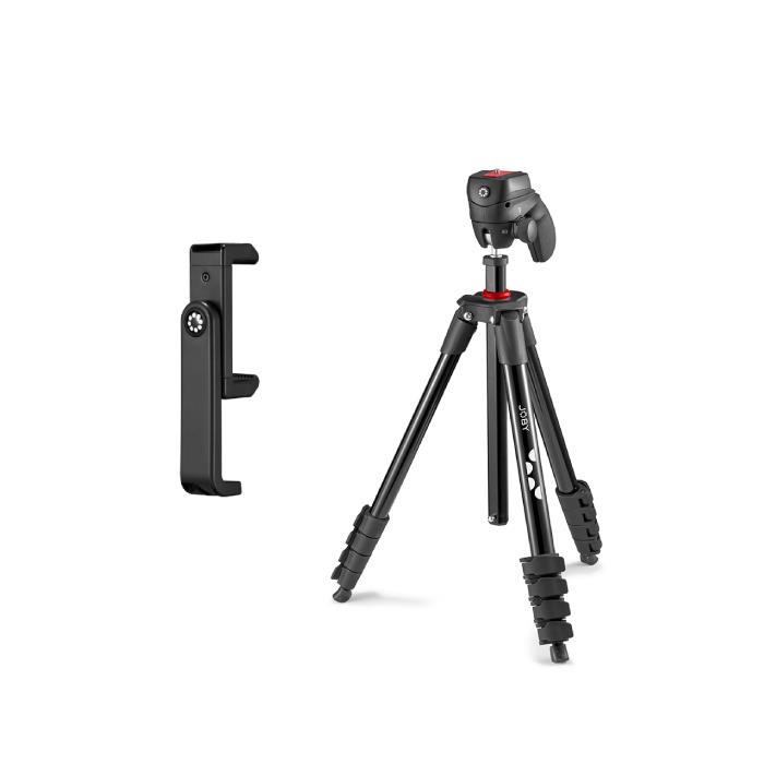 種別：三脚 NOTE【主な特長】COMPACT アクション 雲台は、人間工学に基づいて設計されたジョイスティック型ハンドルを装備しており、直感的操作が可能です。雲台側面のセレクターをムービーモードに切り替えると、動画撮影には不要な横への傾き...