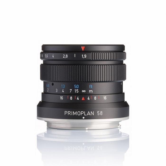 種別：一眼レフ用MFレンズ NOTE絞り開放でいわゆるぐるぐるボケ効果が得られるレンズです。F1.9と明るい開放値をもち、合焦しているところからぼけているところまでスムーズな変化で奥行き感を演出しています。■主な仕様焦点距離：58mm画角：...