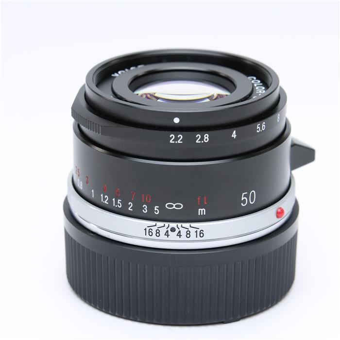 外観状態:美品 マップ保証期間:6ヶ月保証 付属品など:元箱・レンズフロントキャップ・レンズリアキャップ・レンズフード【ココがポイント！】『COLOR-SKOPAR 50mm F2.2』は、フルサイズのMマウントセンサーに最適化した、マニュ...
