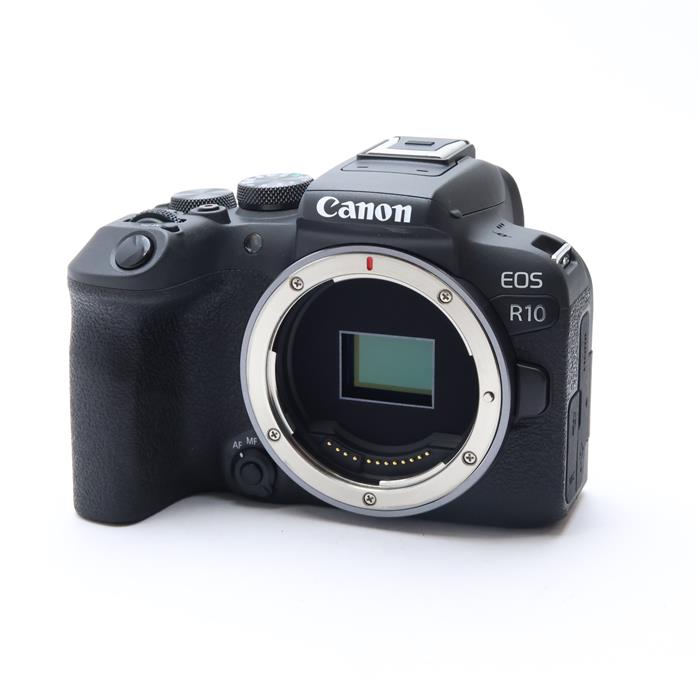 外観状態:美品 マップ保証期間:6ヶ月保証 付属品など:元箱・取扱説明書・ストラップ・バッテリー・チャージャー 【ココがポイント！】EOS R10は、小型・軽量と本格的な静止画・動画撮影を両立し、ハイアマチュアからエントリーユーザーまで幅広...