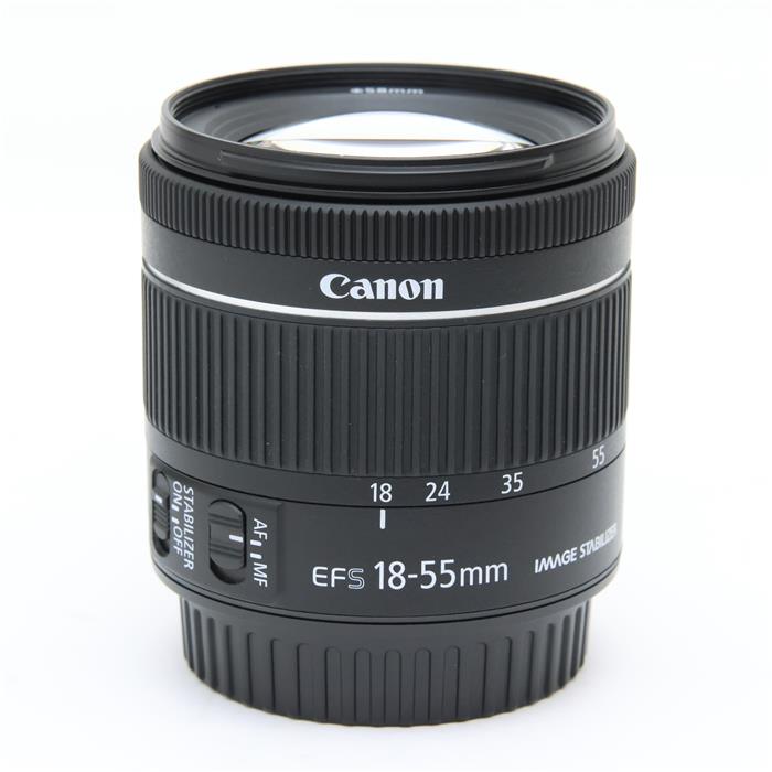 外観状態:美品 マップ保証期間:3ヶ月保証 付属品など:レンズフロントキャップ・レンズリアキャップ【ココがポイント！】・従来機種「EF-S18-55mm F3.5-5.6 IS STM」（2013年4月発売）と同等の光学性能を維持しながら、...