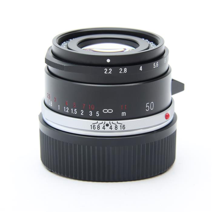 外観状態:美品 マップ保証期間:6ヶ月保証 付属品など:元箱・レンズフロントキャップ・レンズリアキャップ・レンズフード【ココがポイント！】『COLOR-SKOPAR 50mm F2.2』は、フルサイズのMマウントセンサーに最適化した、マニュ...