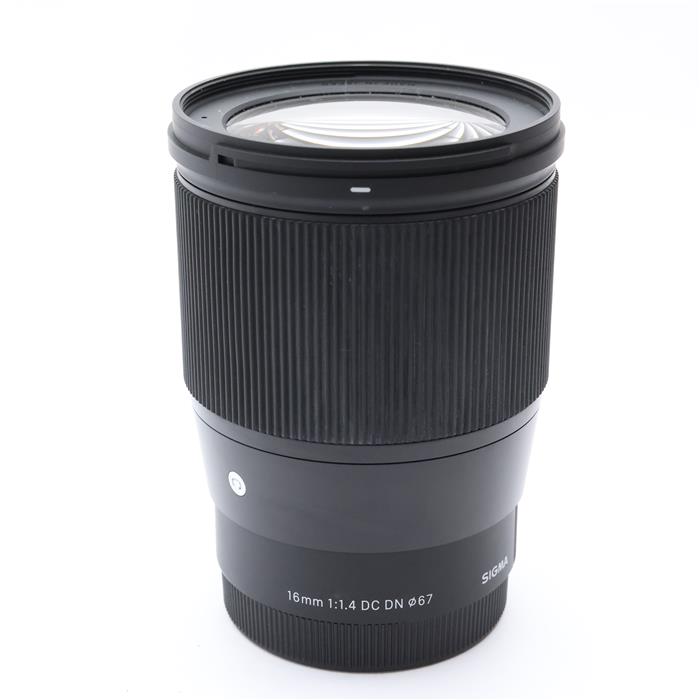 外観状態:良品 マップ保証期間:6ヶ月保証 付属品など:レンズフロントキャップ(社外品)・レンズリアキャップ【ココがポイント！】30mm F1.4に続くシリーズ第2弾SIGMA 16mm F1.4 DC DN | Contemporary ...