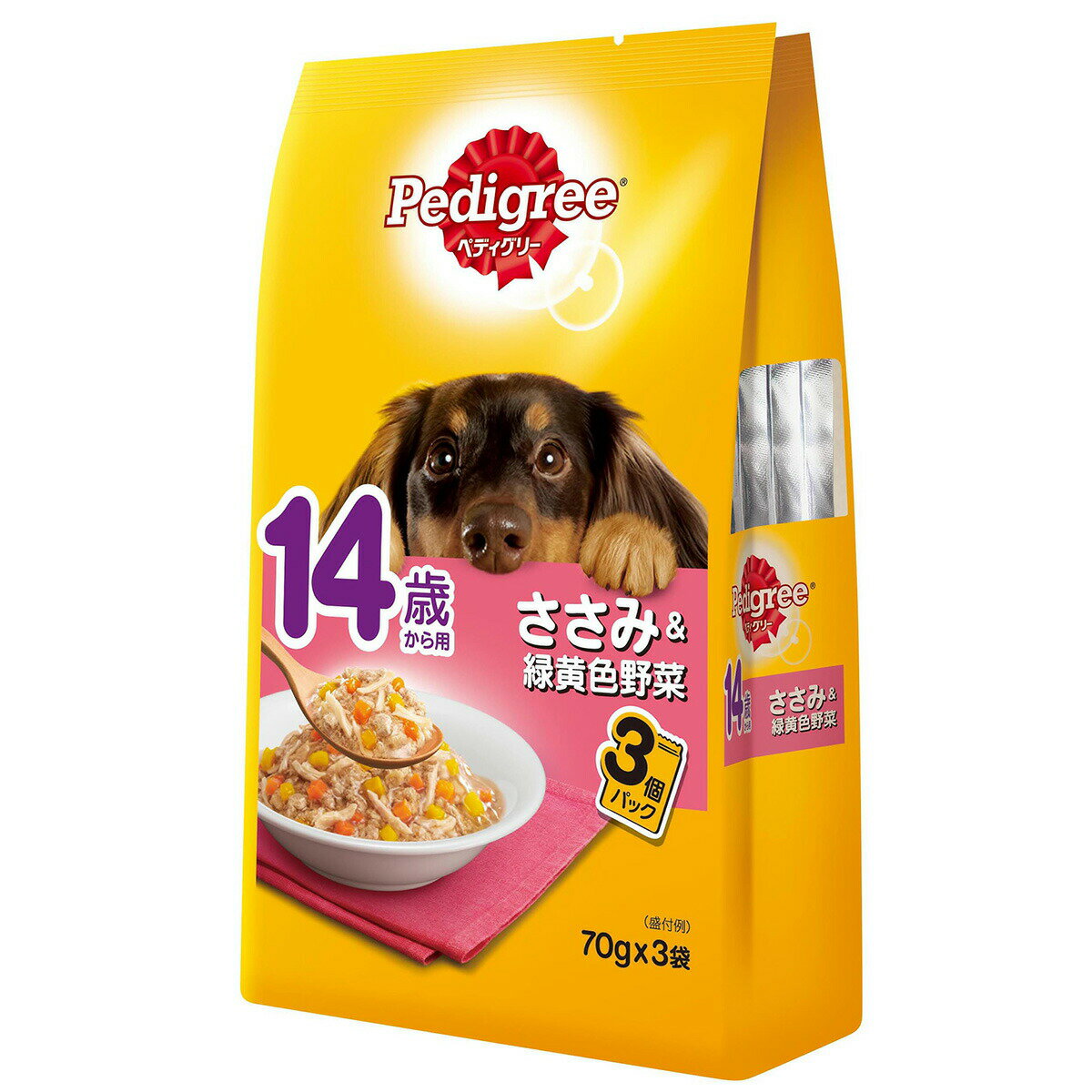 14歳頃からの愛犬に必要な栄養がバランス良くとれる総合栄養食です。愛犬が大好きなささみに、ビタミン豊富な緑黄色野菜を加えました。【分類】 犬用フード／NBウェット レトルトパウチ／レトルトパウチバンドル品 【原材料】 肉類(チキン、ささみ、...