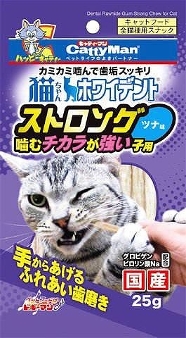 猫ちゃんと楽しめる”ふれあい歯磨き”をご提案！噛むチカラが強い、野性味あふれる元気な猫ちゃん大満足の、しなやかで噛みごたえある質感のガムです。手に持って与えるスティック型だから、自然と猫ちゃんとふれあいながら歯磨きできます。手に持って与える...