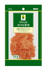 素材のうまみを活かし、ひと手間加えてやわらかく仕上げました。無着色仕上げ。低脂肪の笹身をさけやすく独自製法で仕上げた、小さな愛犬やシニア犬にも食べやすいやわらかさです。 内容量 50g メーカー／ブランド アドメイト