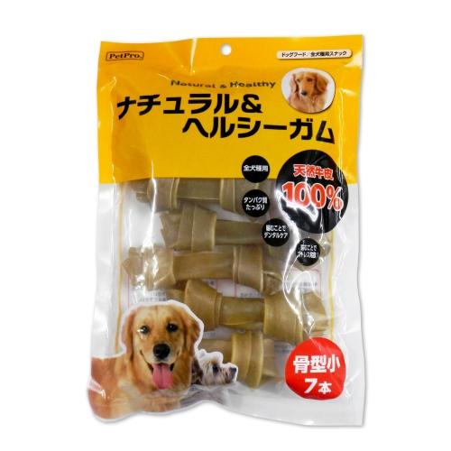 ■天然牛皮100％の、歯の健康を考えたハードタイプのガム。噛むことによって歯をきれいにし、歯ぐきを丈夫にします。また、天然タンパク質を豊富に含んだワンちゃんの為のおやつです。 内容量 7本 原材料 牛皮 メーカー／ブランド ペットプロ
