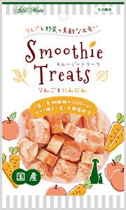 りんごとにんじんの美味しさがぎゅっとつまったひとくちトリーツ。1袋に食物繊維約1000mg(りんご由来)と生きて腸まで届く乳酸菌配合でお腹にやさしい。噛む力の弱いワンちゃんでも食べやすい柔らかさ。 分類 犬用スナック 原材料小麦粉、でんぷん...