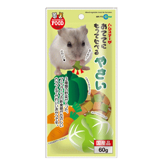 小動物のおやつ。 内容量 60g メーカー マルカン 対象 うさぎ　ハムスター　モルモット　チンチラ　デグー他 【関連商品】 ■マルカン　はむはむキャリー はこちら ■ガリガリ・キューブ（ミニ）はこちら ■マルカン　小動物のスイートナッツ＆...