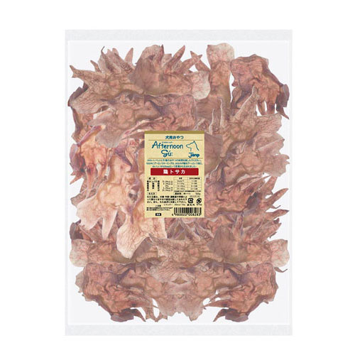 健康な皮膚と関節を保つヒアルロン酸が含まれている鶏のトサカのおやつです。適度な硬さが歯と歯茎を鍛えます。【原材料】鶏トサカ【保証成分】粗タンパク70.0％以上、粗脂肪4.5％以上、粗繊維0、粗灰分5.0％以下、水分20.0％以下【エネルギー...