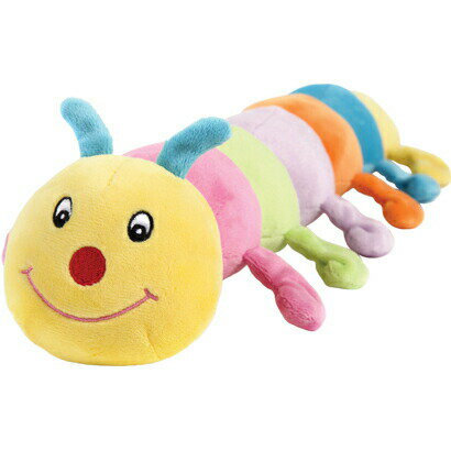 ●柔らかな肌触りと丈夫な縫製でパピーからシニアのワンちゃんまで遊べます。●体の節ごとに一つずつ、計7つのスクィーカーが入っています。 【材質】ポリエステル・ポリエチレン 【サイズ】45x9.5x14(cm) /重量122g 【メーカー】プラ...