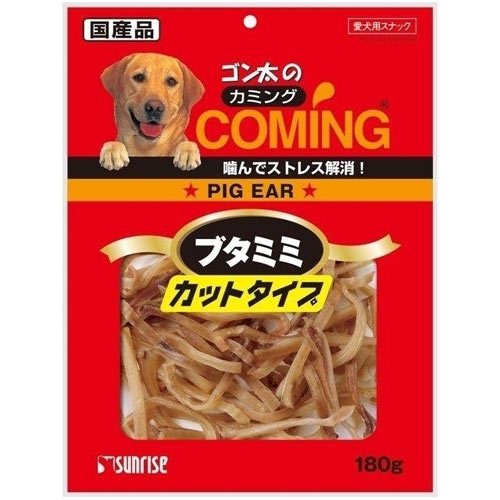 【分類】 スナック 【原材料】 肉類（豚耳等） 【保証成分】 たん白質・・・61.3％以上、脂質・・・11.7％以上、繊維質・・・2.0％以下、灰分・・・2.0％以下、水分・・・13.0％以下 【エネルギー】 440kcal 【給与方法】 ...