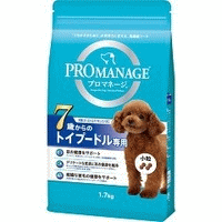 世界的権威が開発した4つの特許適用 7歳からのトイプードルの犬種特徴に合わせ専用設計した、高機能犬種別フードです。 内容量 1.7kg 原材料 穀類（とうもろこし、さとうもろこし、米）、肉類（チキン、家禽類）、チキンエキス、油脂類（鶏脂、サ...