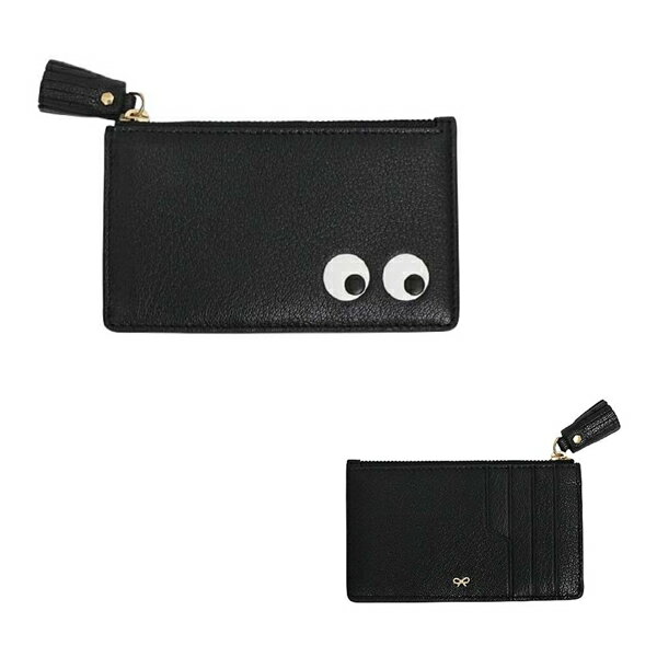 ＜＜商品説明＞＞ &nbsp;&nbsp;商品名　：ANYA HINDMARCH Eyes ジップ・カードケース 142717 &nbsp;&nbsp;サイズ　：(約)H8cm×W13cm×D1.5cm &nbsp;&nbsp;仕　様　：タ...