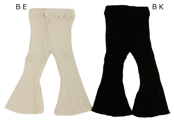 膝から裾にかけて幅が広くなったレギンスパンツです。 リブなので伸縮がありはきやすいです。 素材 綿45％ アクリル35％ ポリエステル15％ ポリウレタン5％ 中国製 フィクスラボ MAKE　YOUR　DAY メイクユアデイ メーカー希望小...