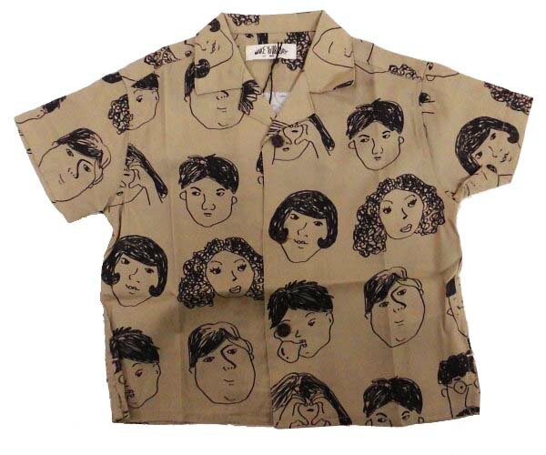 人気のカオ柄半袖シャツ。 いろんな顔が描かれていて面白いです。 総柄プリントなので商品により柄の出方が異なります。 セットアップで楽しめます！ こちら→パンツ おそろいコーデはこちらです！ こちら→ロンパス 素材 綿55％・レーヨン45％ ...