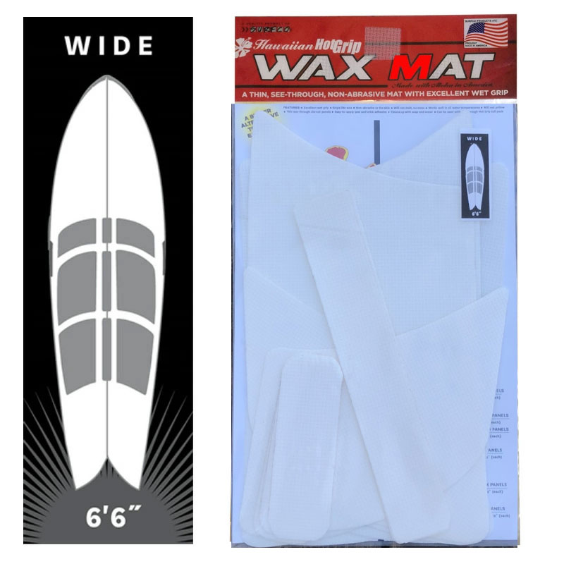 WAX MATは　EVA素材を採用し、肌を傷つけない、Wet Gripタイプの卓越したスリップ止めマットです。 デッキ上にWaxがついたボードへの取り付け 1．きれいな水でデッキ上の砂、塩、汚れたところをきれいに洗い流してください。タオルで...