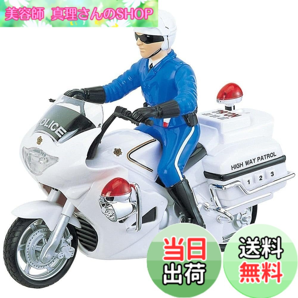 商品情報 商品の説明 リアルなサウンドで気分は白バイ警官! ボタンを押すといろんなサウンドが楽しめます。 ボタンを押すとヘッドライトや警告灯が点滅します。 使用電池:単3×2本(デモンストレーション電池付) 主な仕様 電池種別 :単3×2本...