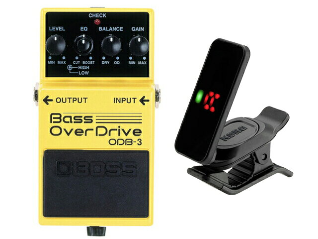 ■店舗在庫あります！即納可能!!■ BOSS伝統のオーバードライブをベース専用にチューニング ベース・サウンドの芯の太さはそのままに、しっかりと歪むように完全チューン。ベースのDRYサウンドとODサウンドをミックスしながら、音抜けの良いオー...