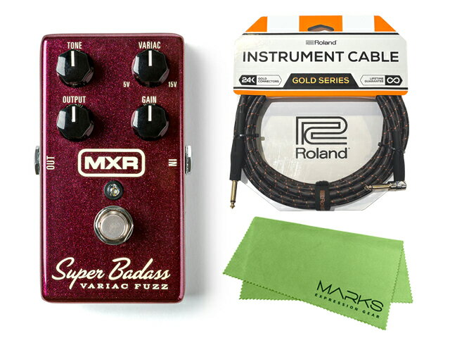 SUPER BADASS VARIAC FUZZ M236 ジョン・フルシアンテも愛用する究極のファズペダル MXR SUPER BADASS VARIAC FUZZは、クラシックなシリコントランジスタを搭載したヴィンテージスタイルのファズ...