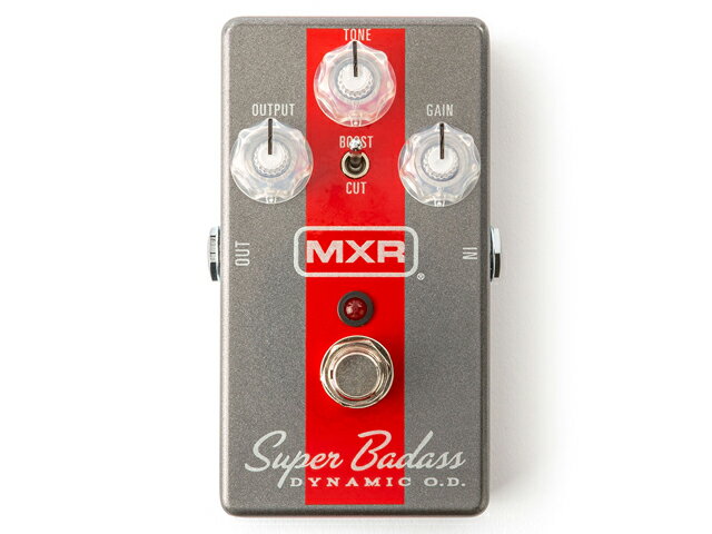 SUPER BADASS DYNAMIC O.D. M249 MXR Super Badassシリーズに新たに加わったSUPER BADASS DYNAMIC O.D.は、ギターサウンドの原音を損なわずに音の輪郭を強調できるオーバードライブ...