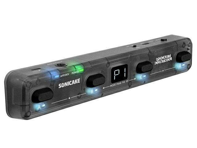 Sonicake Pocket Control ポケットコントロール MIDIコントローラー Pocket Controlは、柔軟性・パワー・直感的な操作性を求めるミュージシャン、プロデューサー、ライブパフォーマーのために設計された最新のプ...