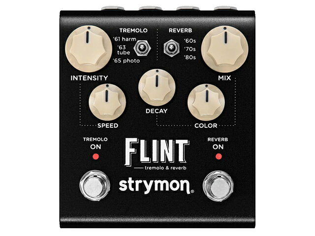 THE NEXT GENERATION. FLINT V2 ビンテージアンプに搭載されていたトレモロ回路の揺らめきや上質で幻想的なトレモロエフェクトと、3つの異なるリバーブのアルゴリズムを備えています。 トレモロ側では、複雑な効果を生み出す...