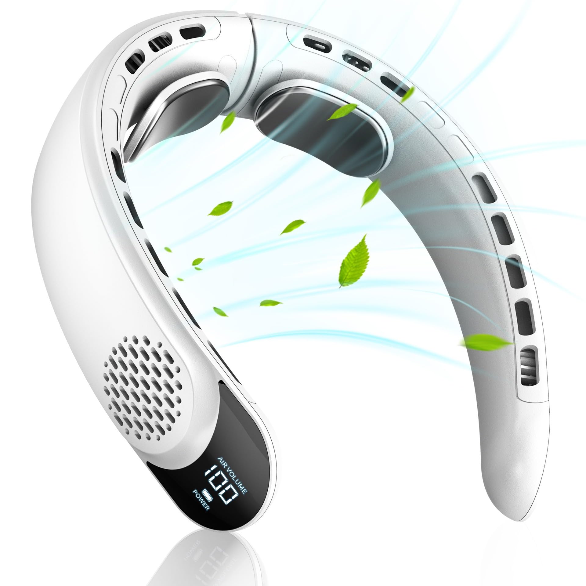 商品情報【4ターボネックファン】新しくアップグレードされた4ターボネックファンは、より強力で涼しい360°エアフローを提供し、3秒で素早く冷却できます。 羽根なしファンの設計により、指や長い髪を保護できます。 新世代の騒音低減モーターにより...