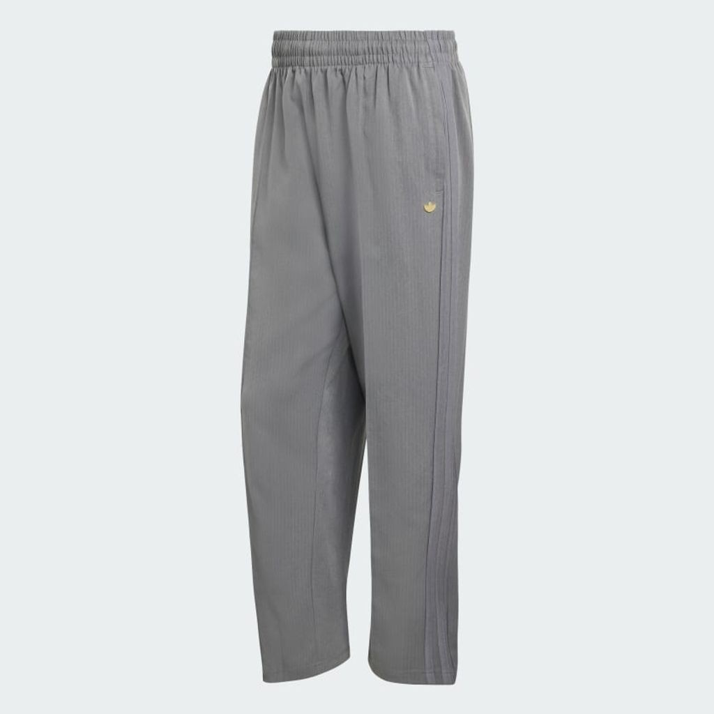 ,,adidas Originals ファイヤーバード ルーズ ピンストライプ トラックパンツ（Grey Four）アディダスオリジナルスadidas Originalsファイヤーバード ルーズ ピンストライプ トラックパンツドローコード付...