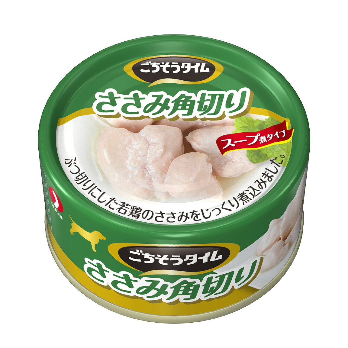 [商品サイズ(mm)]68×68×35[単品重量(g)]80 [エネルギー]約53kcal/缶[栄養成分]たんぱく質11.0%以上、脂質0.3%以上、粗繊維0.5%以下、灰分1.6%以下、水分93.0%以下、ナトリウム0.15%以下[原材料...