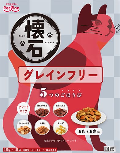 [商品サイズ(mm)]145×65×185[単品重量(g)]280 [エネルギー]約365kcal/100g[栄養成分]たんぱく質38.0%以上、脂質10.5%以上、粗繊維5.0%以下、灰分10.5%以下、水分10.0%以下、カルシウム1....