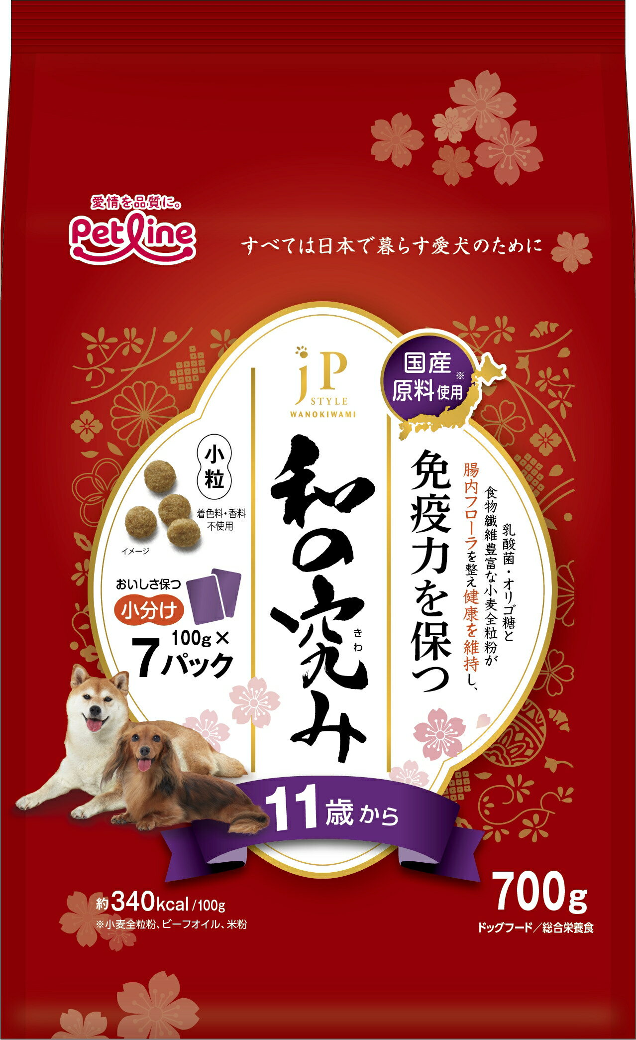 [商品サイズ(mm)]180×115×260[単品重量(g)]750 [エネルギー]約340kcal/100g[栄養成分]たんぱく質20.5%以上、脂質11.0%以上、粗繊維6.0%以下、灰分8.0%以下、水分10.0%以下、カルシウム0....