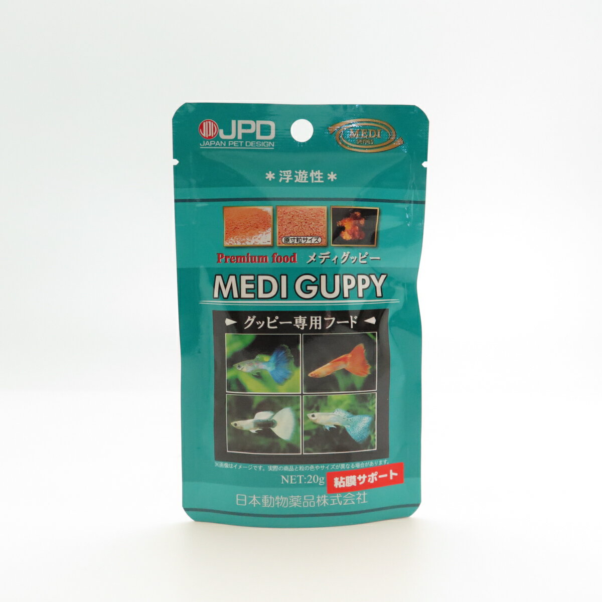 [商品サイズ(mm)]90×25×150[単品重量(g)]25 [栄養成分]たんぱく質45%以上、脂質16%以上、粗繊維1.5%以下、灰分8%以下、水分8%以下[原材料]乾燥全卵、脱脂粉乳、オキアミミール、脱殻アルテミア、エビエキス、ゼラチ...