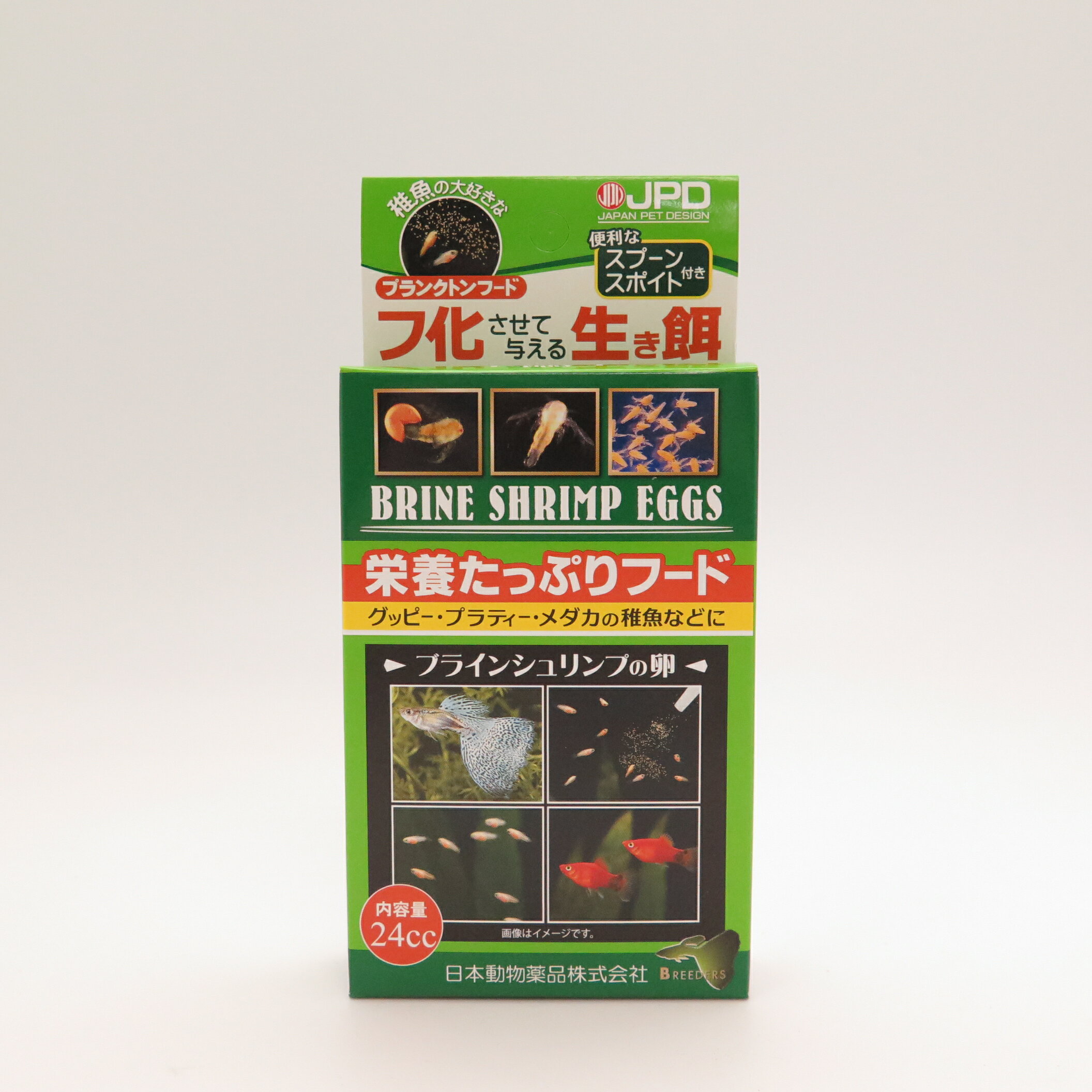 [商品サイズ(mm)]70×20×145[単品重量(g)]26 [原材料]ブラインシュリンプ耐久卵[商品説明]ソルトレイク産の高品質なブラインシュリンプ耐久卵です。24時間でふ化します。[使用方法・給与方法]耐久卵の孵化には、塩水とエアレー...