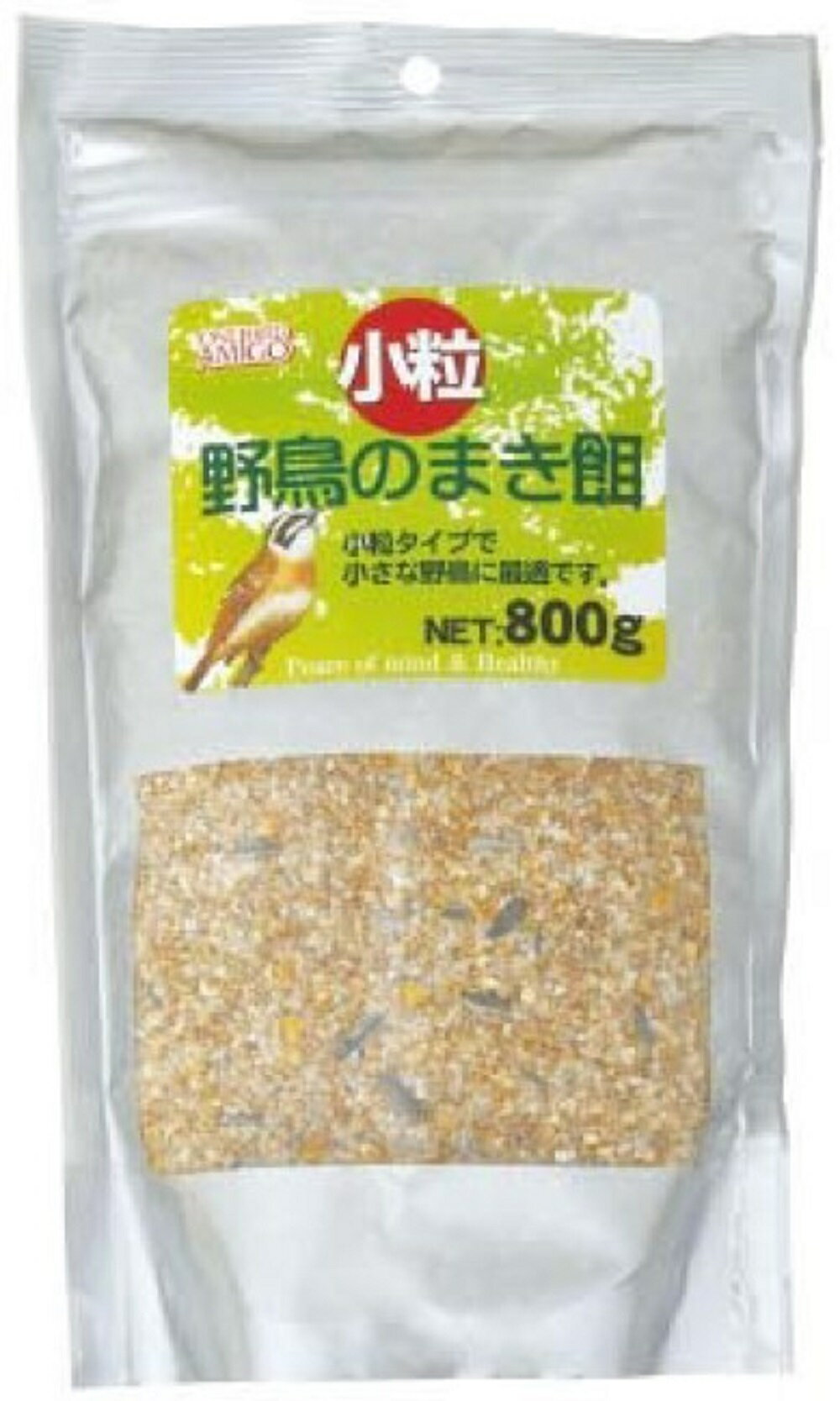 [商品サイズ(mm)]170×80×270[単品重量(g)]820 [栄養成分]たんぱく質9.5%以上、脂質3.7%以上、粗繊維4.3%以下、灰分1.8%以下、水分12.4%以下[原材料]米、アワ、トウモロコシ、マイロ、小粒ひまわりの種、ヒ...