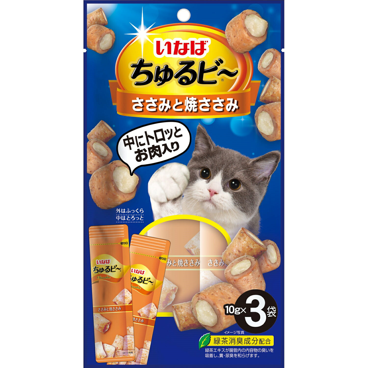 [商品サイズ(mm)]120×30×220[単品重量(g)]38 [エネルギー]約20kcal/袋[栄養成分]たんぱく質24.0%以上、脂質4.2%以上、粗繊維0.1%以下、灰分2.0%以下、水分69.5%以下[原材料]鶏肉（ささみ）、かつ...