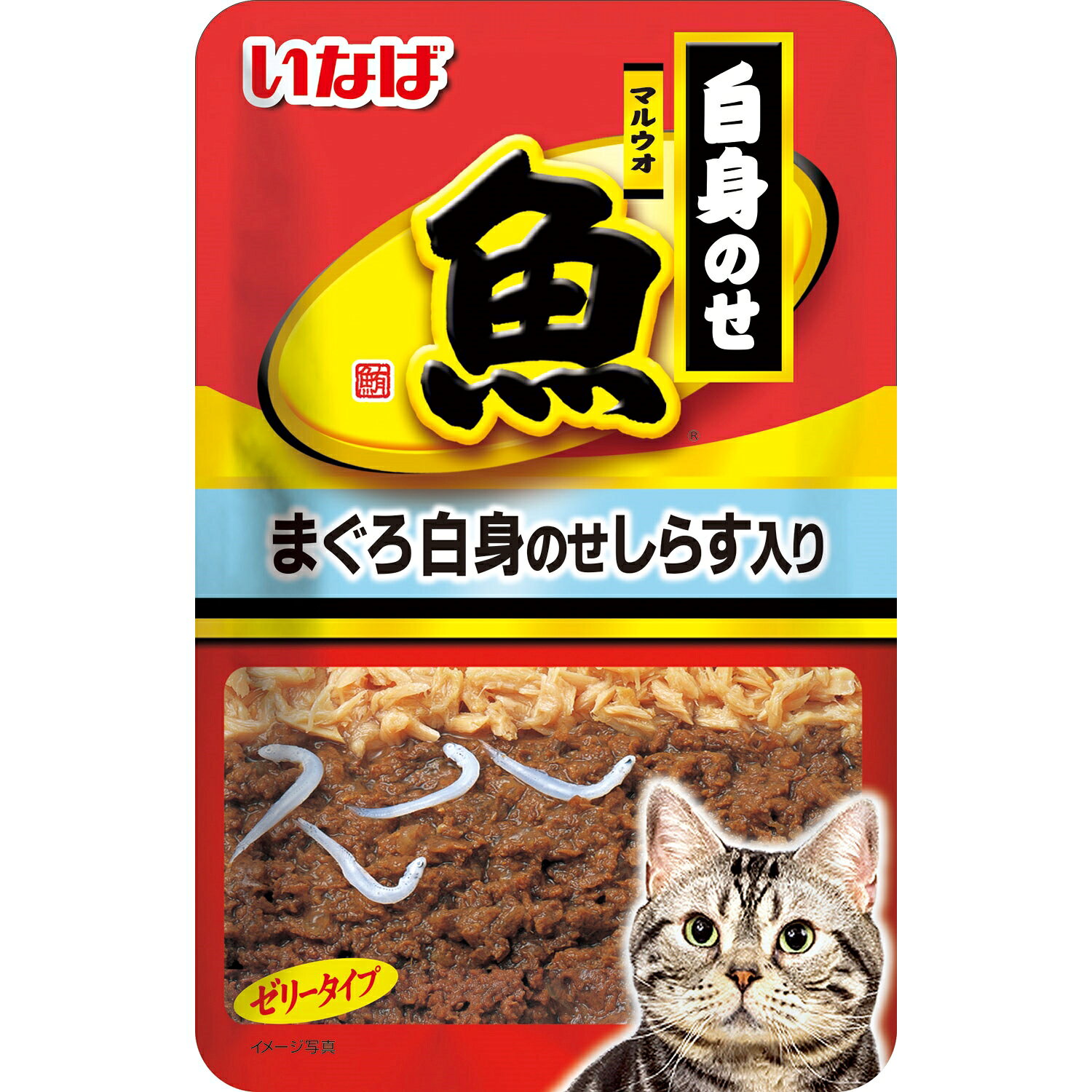 [商品サイズ(mm)]90×10×140[単品重量(g)]43 [エネルギー]約25kcal/袋[栄養成分]たんぱく質9.0%以上、脂質0.5%以上、粗繊維1.0%以下、灰分3.0%以下、水分87.0%以下[原材料]かつお、まぐろ、しらす、...