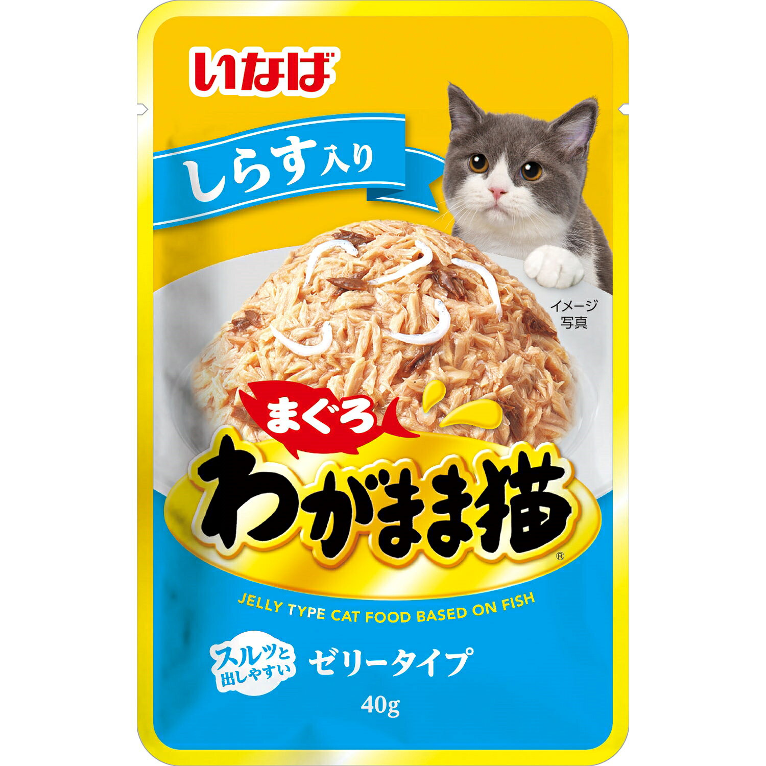 [商品サイズ(mm)]90×10×140[単品重量(g)]43 [エネルギー]約25kcal/袋[栄養成分]たんぱく質9.0%以上、脂質0.5%以上、粗繊維1.0%以下、灰分3.0%以下、水分87.0%以下[原材料]かつお、まぐろ、しらす、...