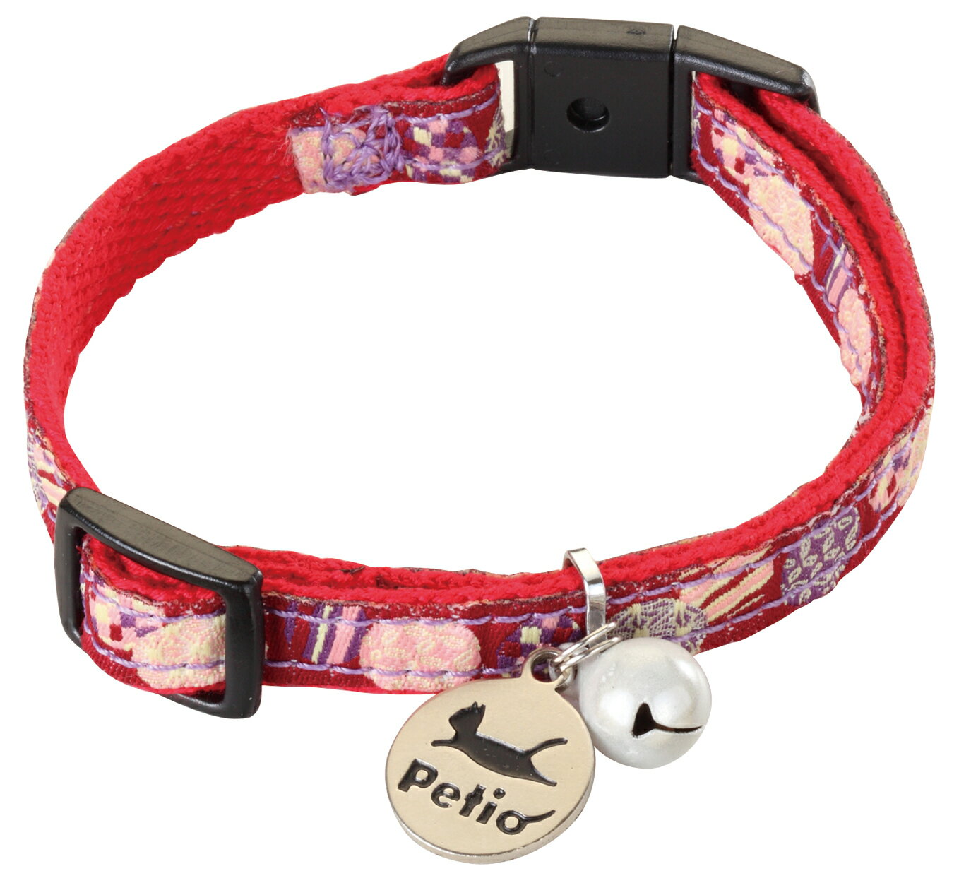 [商品サイズ(mm)]55×15×205[単品重量(g)]15 [原材料]ポリエステル[商品説明]和風テイストの猫用カラー。カラーには万位置の時にも安心な、力が加わると外れるバックルを採用。[使用方法・給与方法]首輪についている迷子札には油...