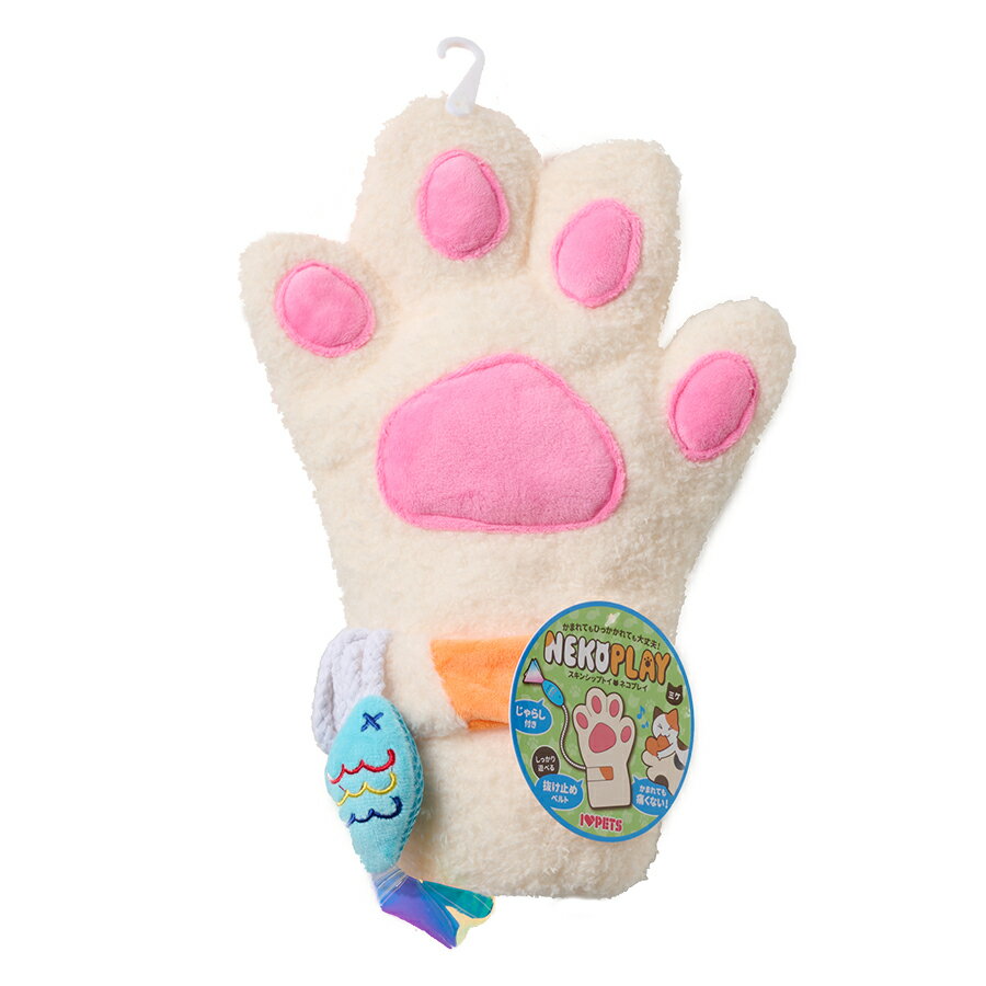 [商品サイズ(mm)]200×85×300[単品重量(g)]120 [原材料]ポリエステル、フィルム、鈴、コットンロープ[商品説明]分厚いグローブ形状なのでケリケリ。[使用方法・給与方法]●手にはめてペットと一緒に遊びます。●スキンシップを...