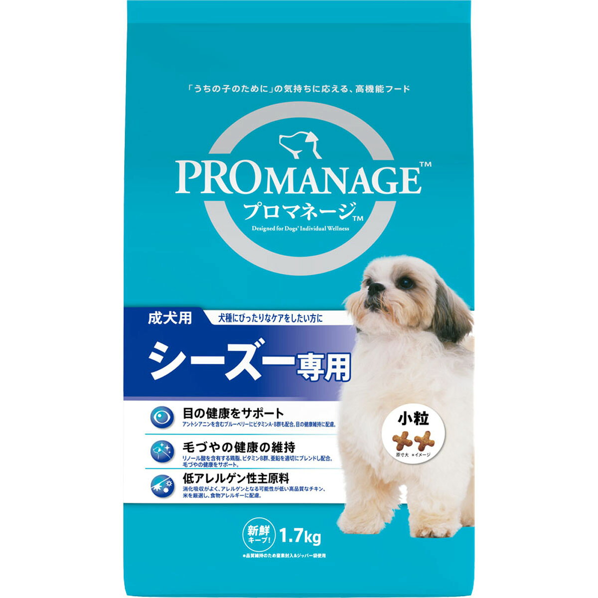 [商品サイズ(mm)]200×100×345[単品重量(g)]1730 [エネルギー]365kcal/100g[栄養成分]たんぱく質24.0％以上、脂質14.0％以上、粗繊維5.0％以下、灰分10.5％以下、水分10.0％以下[原材料]チキ...