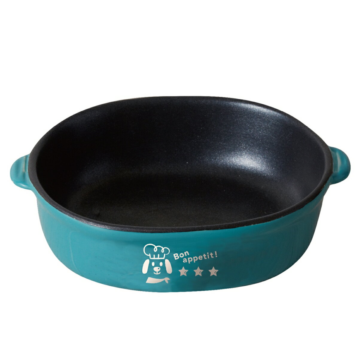 [商品サイズ(mm)]165×125×50[単品重量(g)]340 [原材料]本体：半磁器（内側フッ素コート）、合成ゴム[商品説明]ミルク・フードのヌルヌル、だ液のベタベタをすっきり簡単に洗い落とせるフッ素加工食器。滑り止め付き。[使用方法...