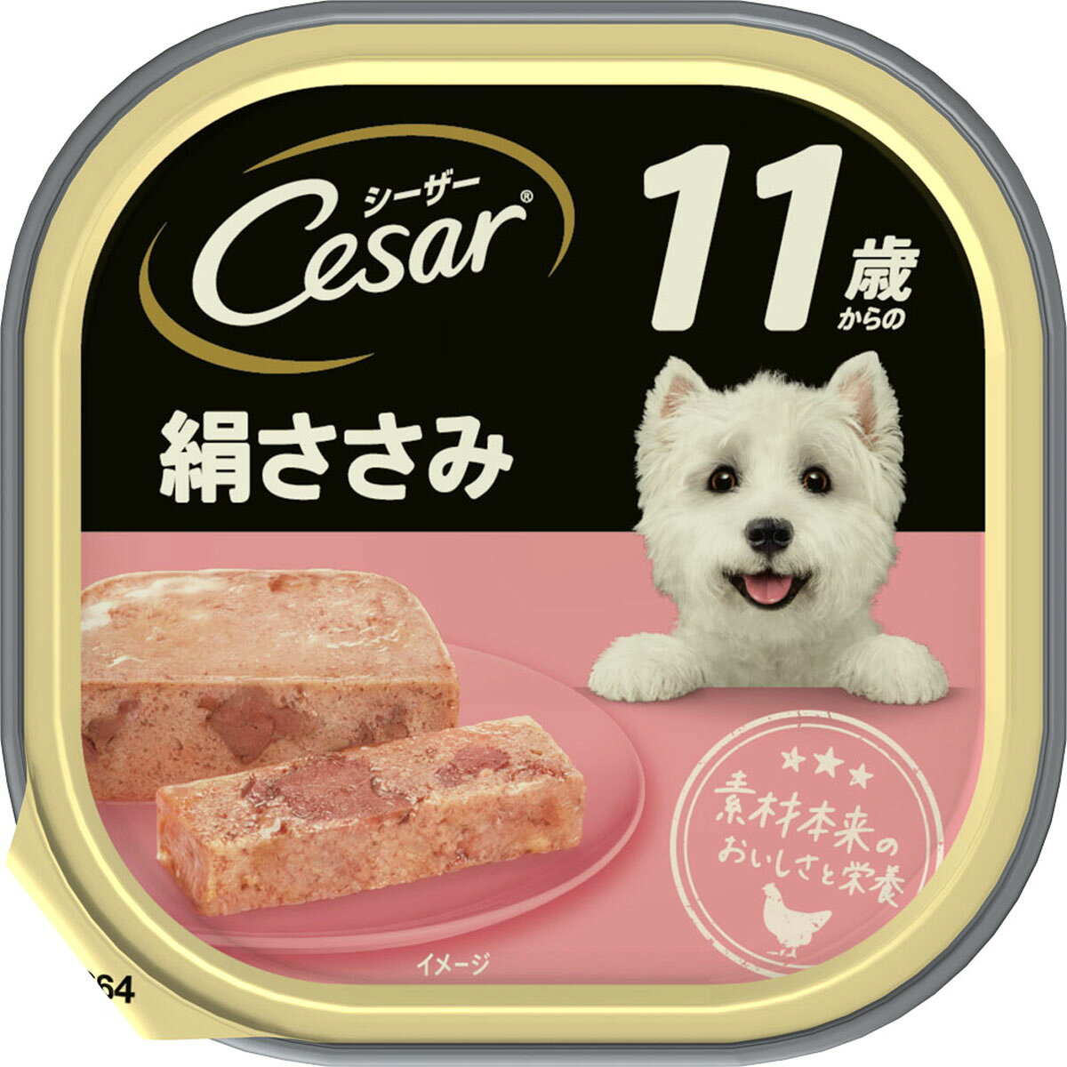 [商品サイズ(mm)]88×27×88[単品重量(g)]111 [エネルギー]65kcal/100g[栄養成分]たんぱく質6.0％以上、脂質3.0％以上、粗繊維1.5％以下、灰分3.0％以下、水分89.0％以下[原材料]肉類（チキン、ラム、...