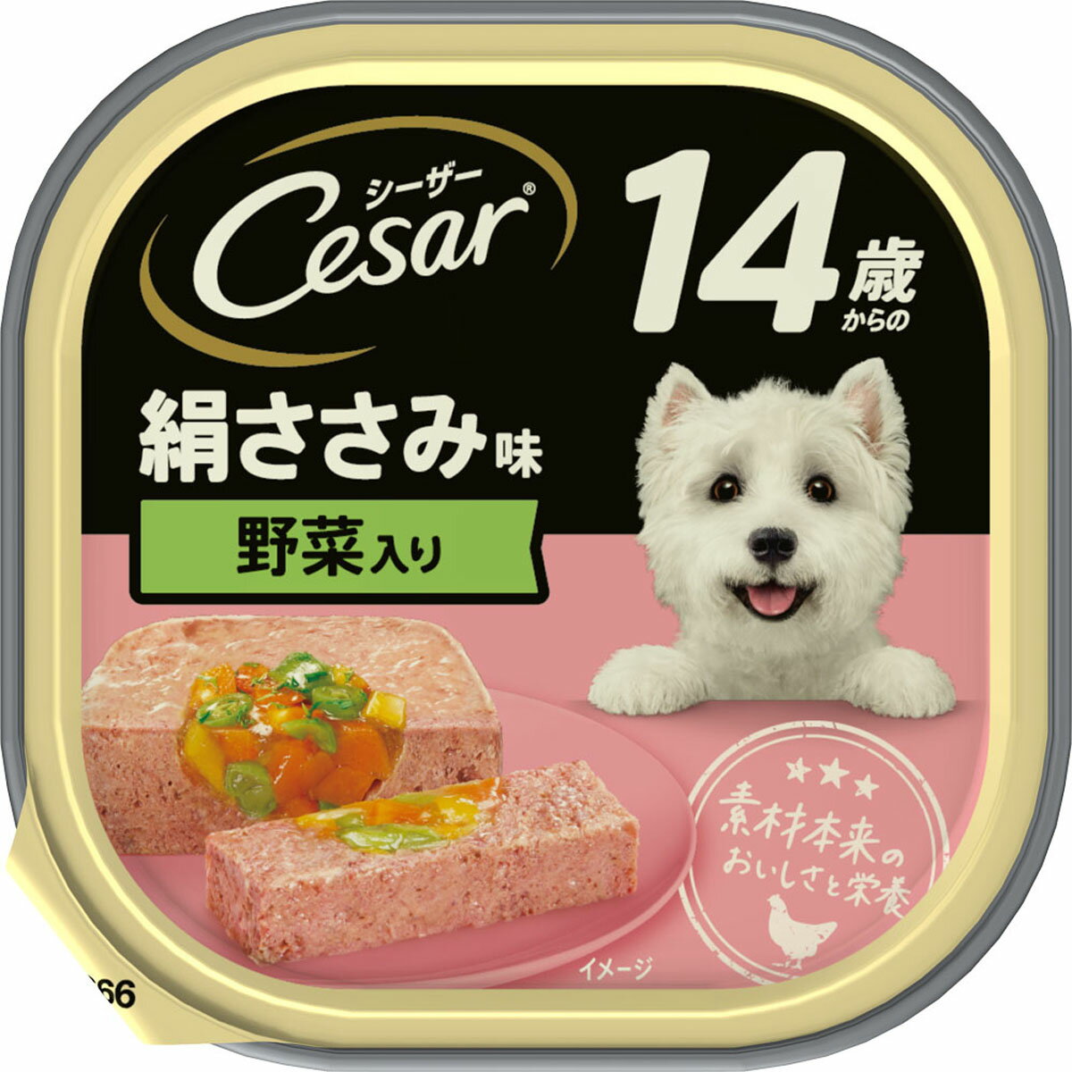 [商品サイズ(mm)]88×27×88[単品重量(g)]111 [エネルギー]75kcal/100g[栄養成分]たんぱく質4.5％以上、脂質3.0％以上、粗繊維1.5％以下、灰分3.0％以下、水分89.0％以下[原材料]肉類（チキン、ターキ...