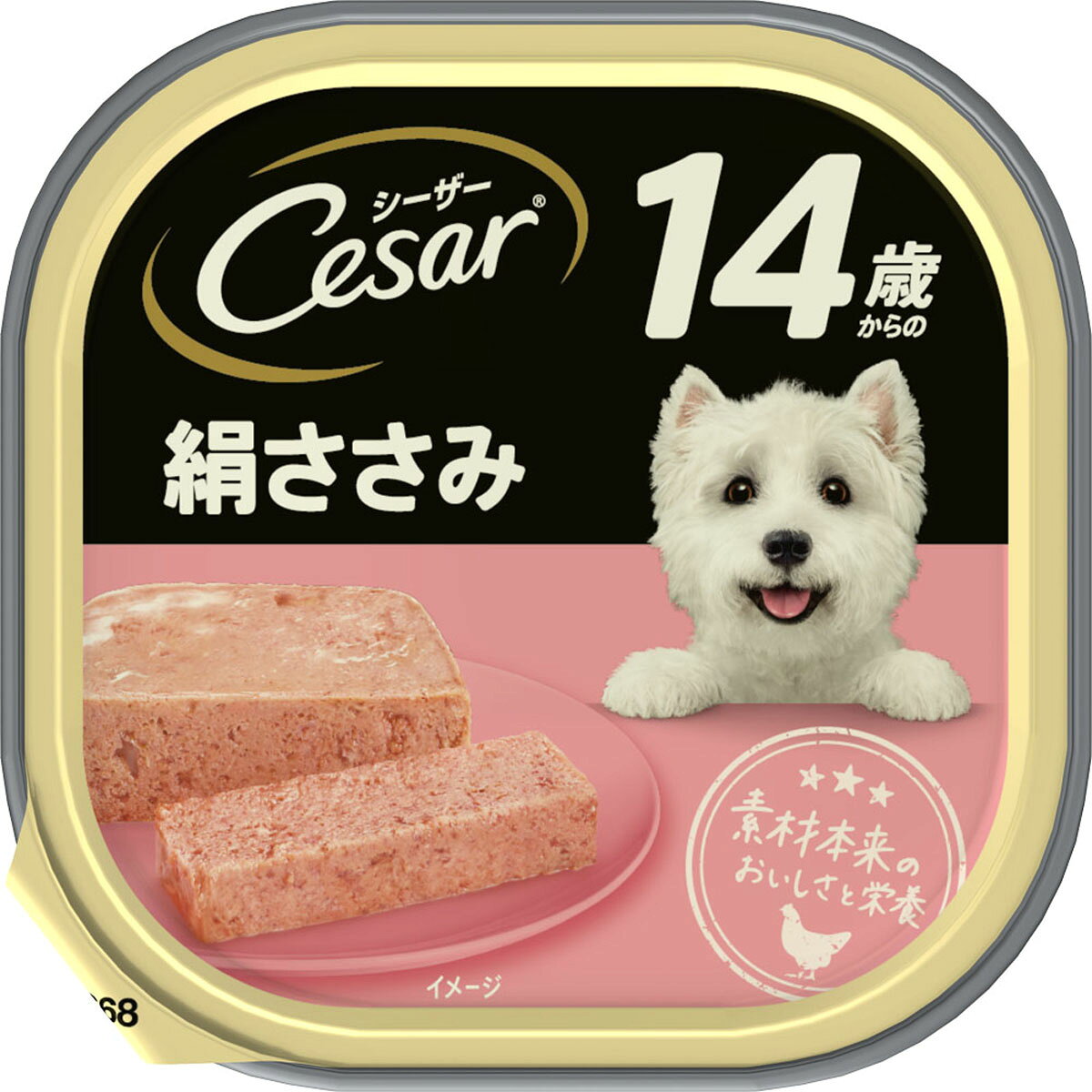 [商品サイズ(mm)]88×27×88[単品重量(g)]111 [エネルギー]80kcal/100g[栄養成分]たんぱく質5.0％以上、脂質4.0％以上、粗繊維1.5％以下、灰分3.0％以下、水分89.0％以下[原材料]肉類（チキン、ターキ...