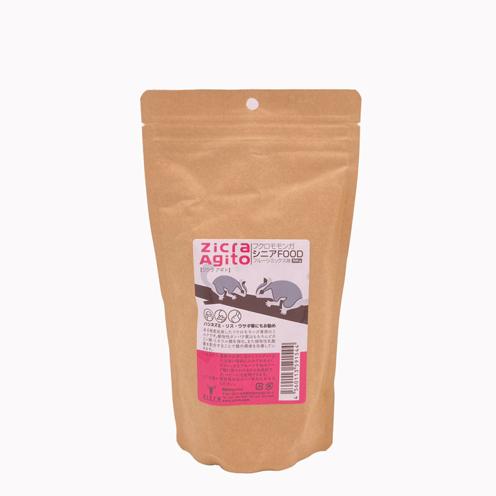 ブランド Zicra / ジクラ 商品名 フクロモモンガ シニアフード フルーツミックス味 300g サイズ/約cm &nbsp; 高さ 幅 厚さ 内容量 一袋 22.5cm 13cm 6.2cm 300g 商品説明 ある程度成長した袋モモ...