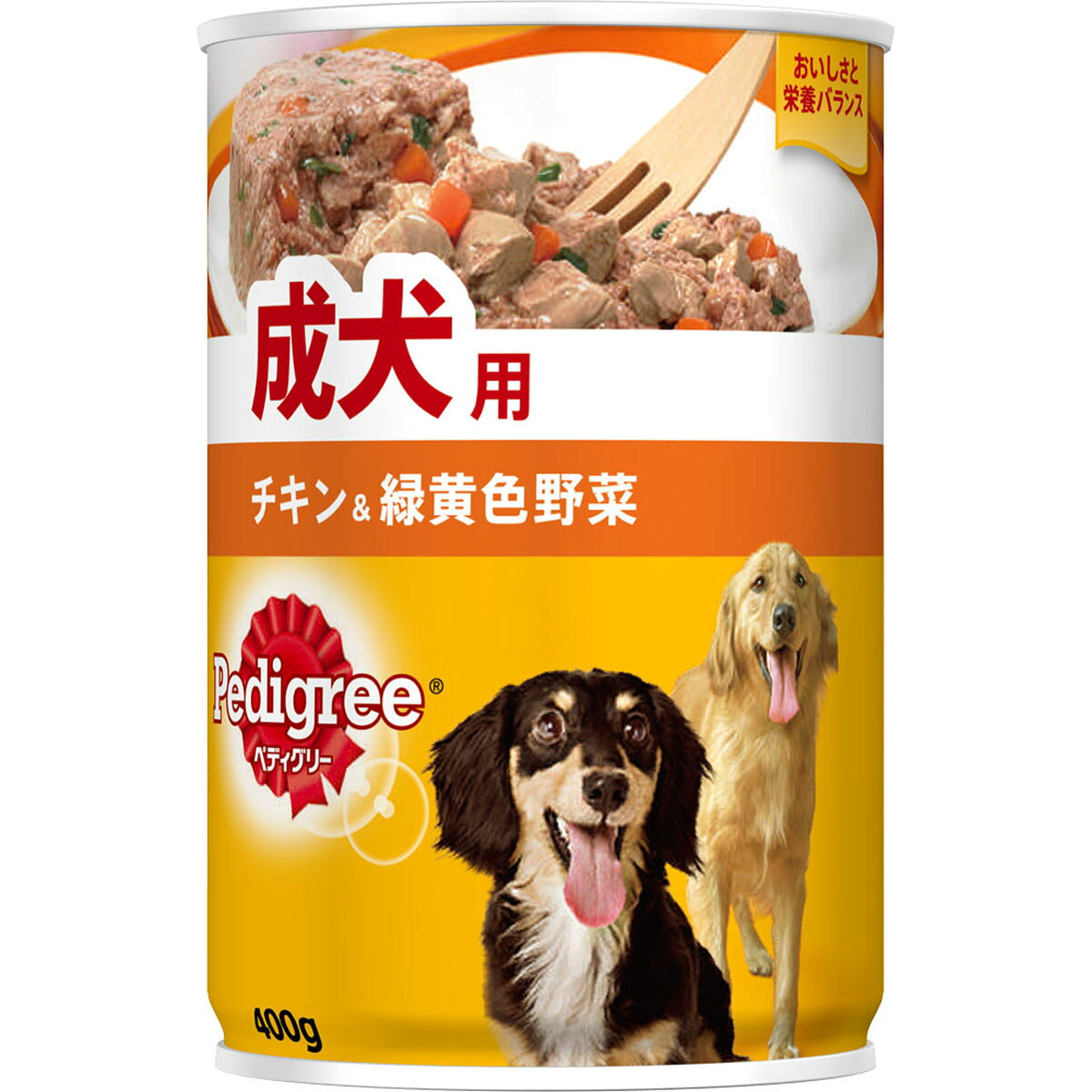 [商品サイズ(mm)]75×75×110[単品重量(g)]478 [エネルギー]80kcal/100g[栄養成分]たんぱく質5.0％以上、脂質4.0％以上、粗繊維1.5％以下、灰分2.5％以下、水分85.0％以下[原材料]肉類（チキン、家禽...