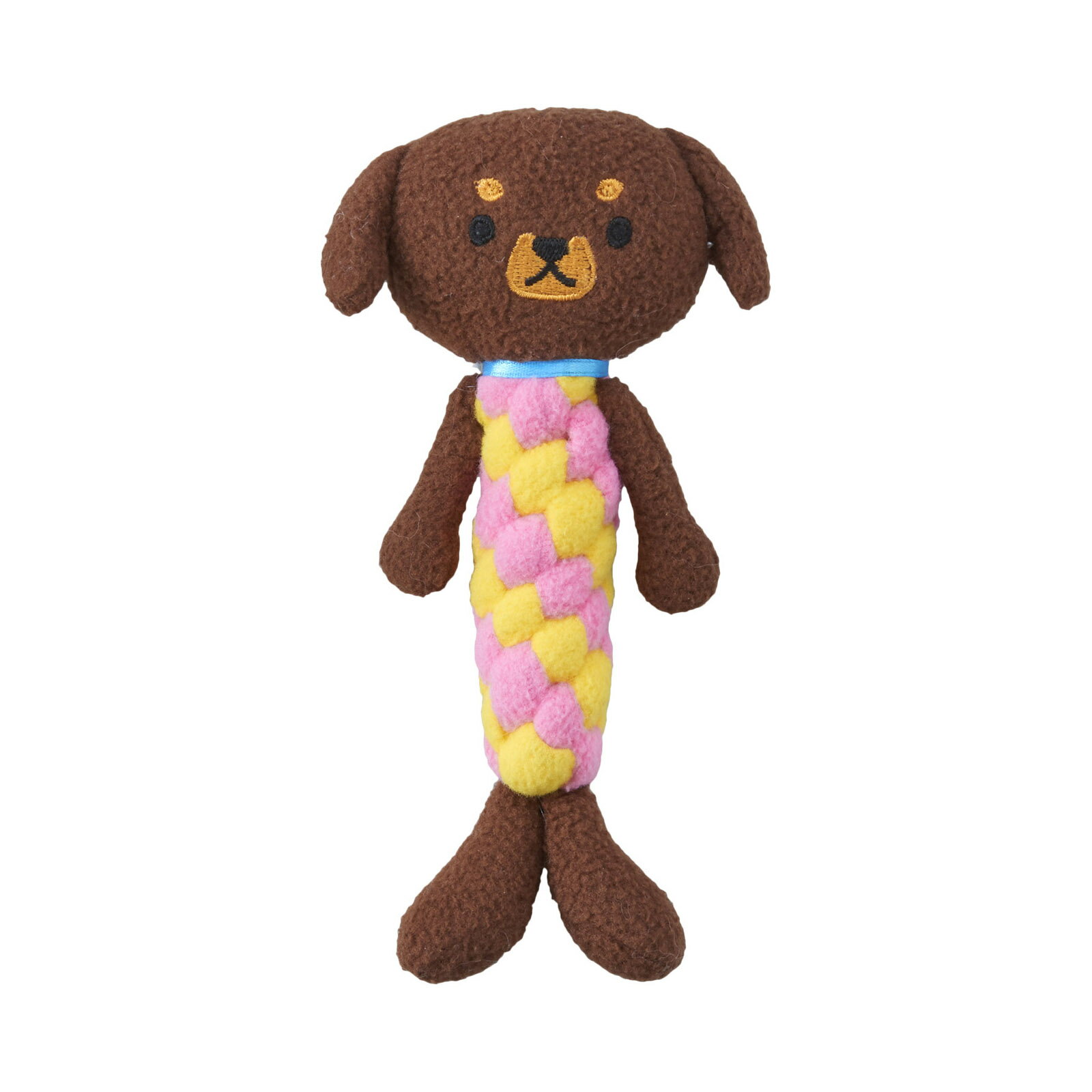 [商品サイズ(mm)]65×50×200[単品重量(g)]25 [原材料]ポリエステル[商品説明]犬用おもちゃ[使用方法・給与方法]●そのまま与えて遊ばせてください。●顔の部分は軽く握ったり、ペットが噛むとピーピー音が鳴ります。●飼い主の目...